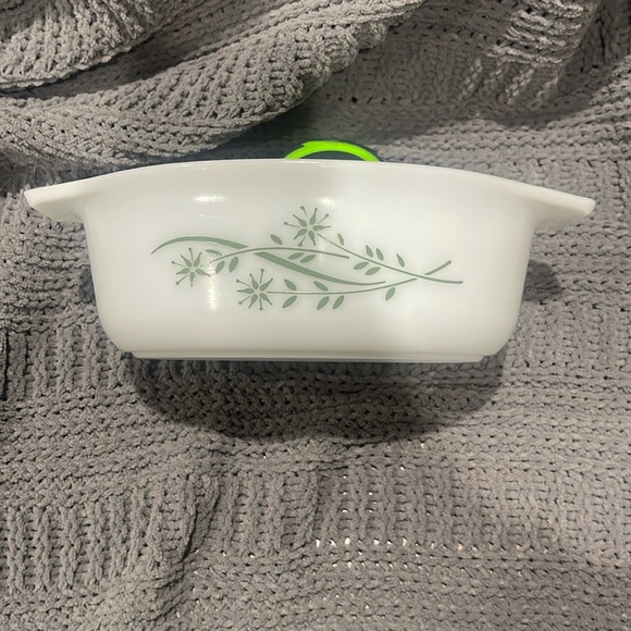 Pyrex | Kitchen | Rare Pyrex Green Floral Honeysuckle Casserole | Poshmark